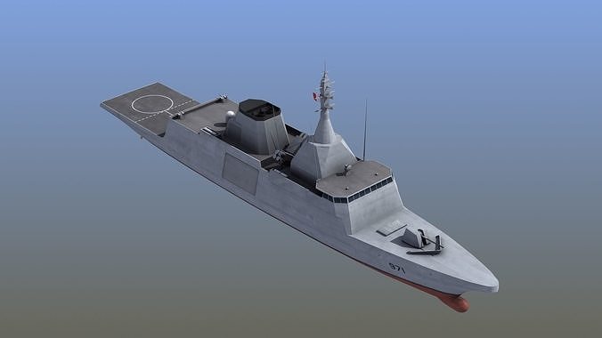Gowind 2500 Frigate 3D model | CGTrader