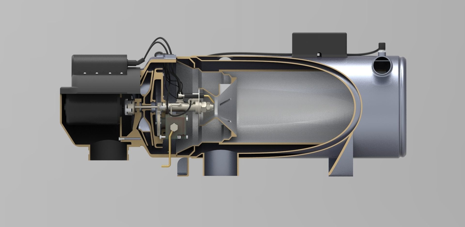 Webasto DBW 300 heater 3D model | CGTrader