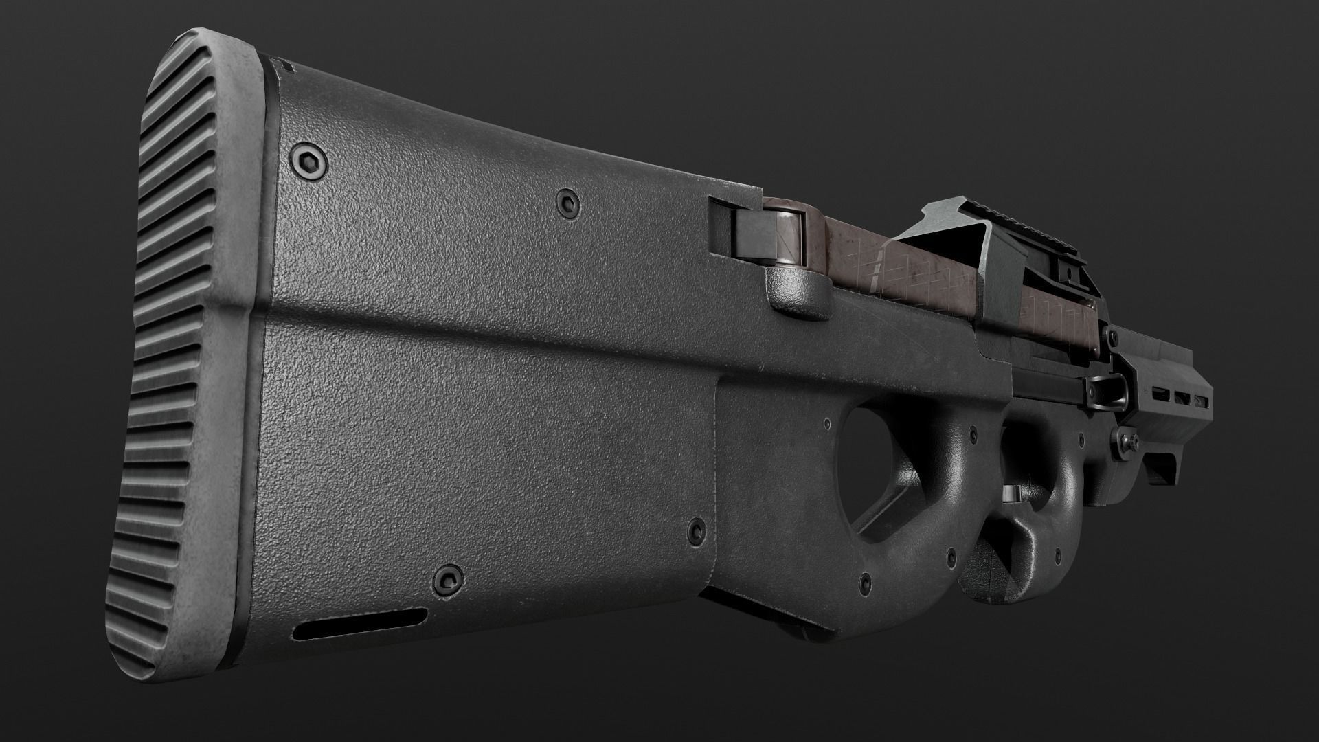 3D model FN P90 Sub Machine Gun VR / AR / low-poly | CGTrader