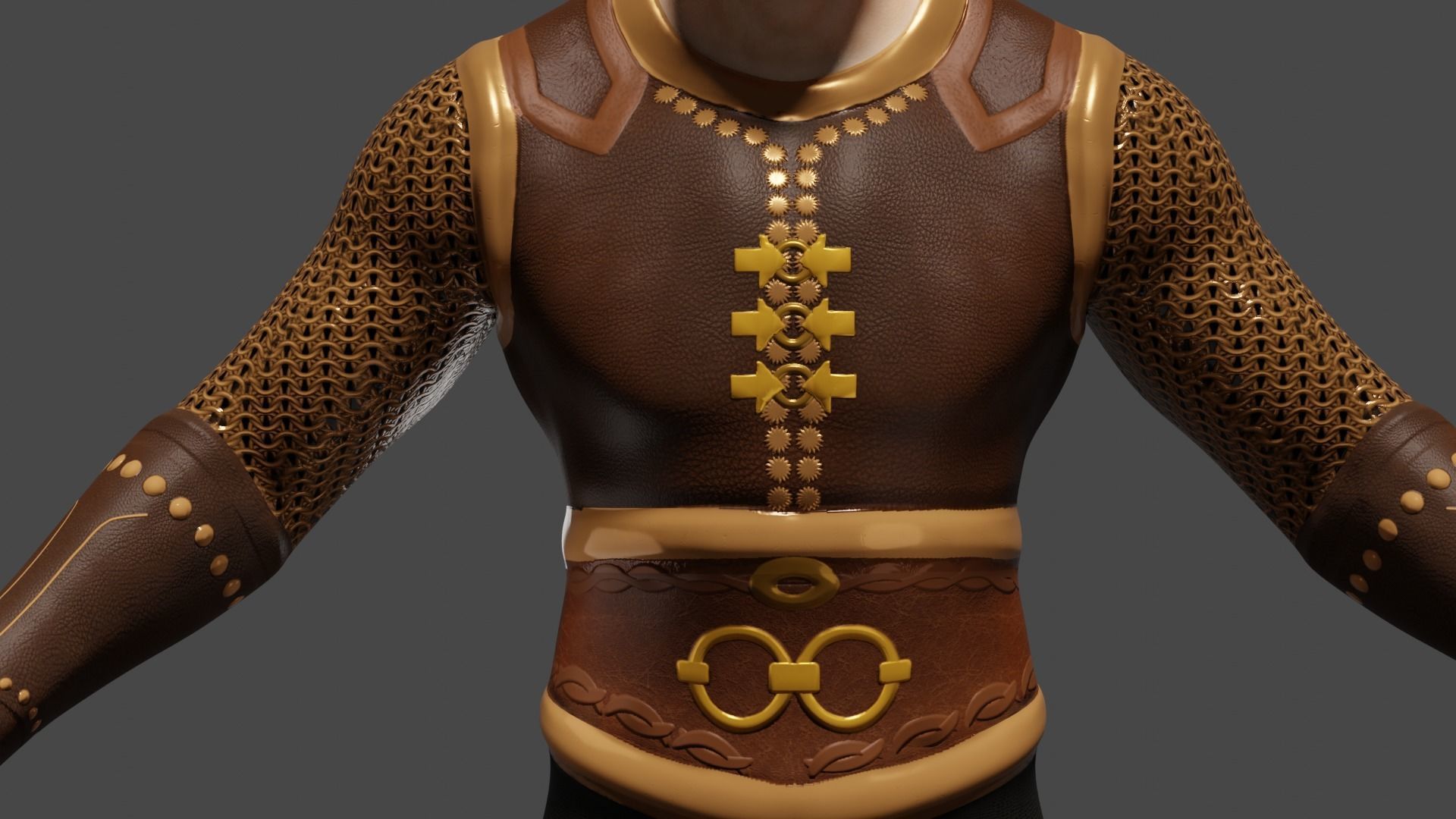 turkish armor Low poly character 3D model | CGTrader