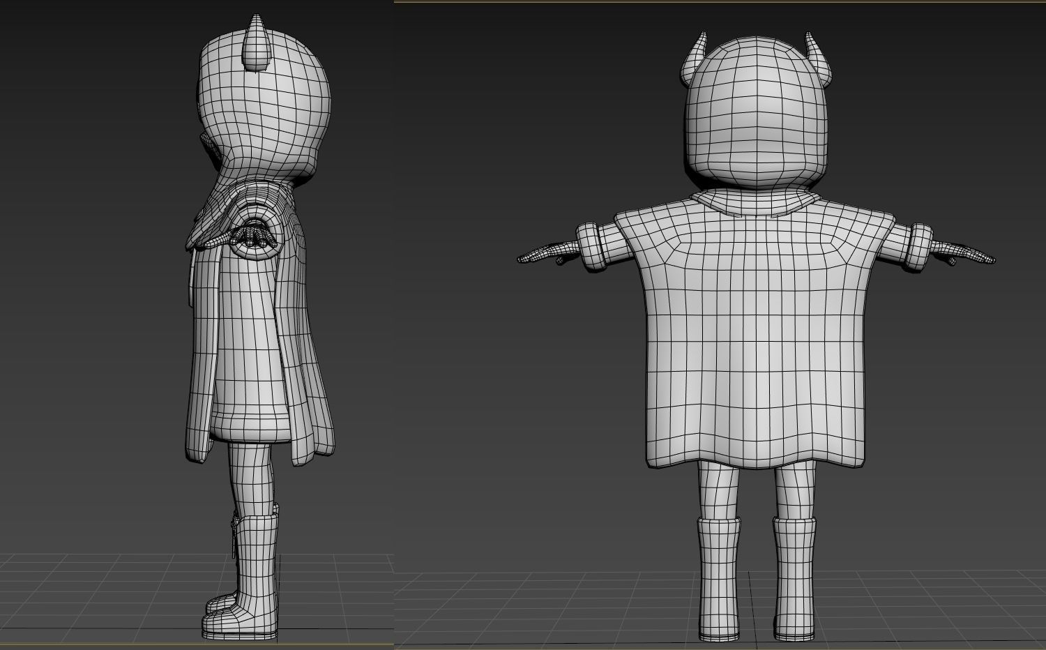 Somali to Mori no Kamisama VRChat 3D model rigged | CGTrader