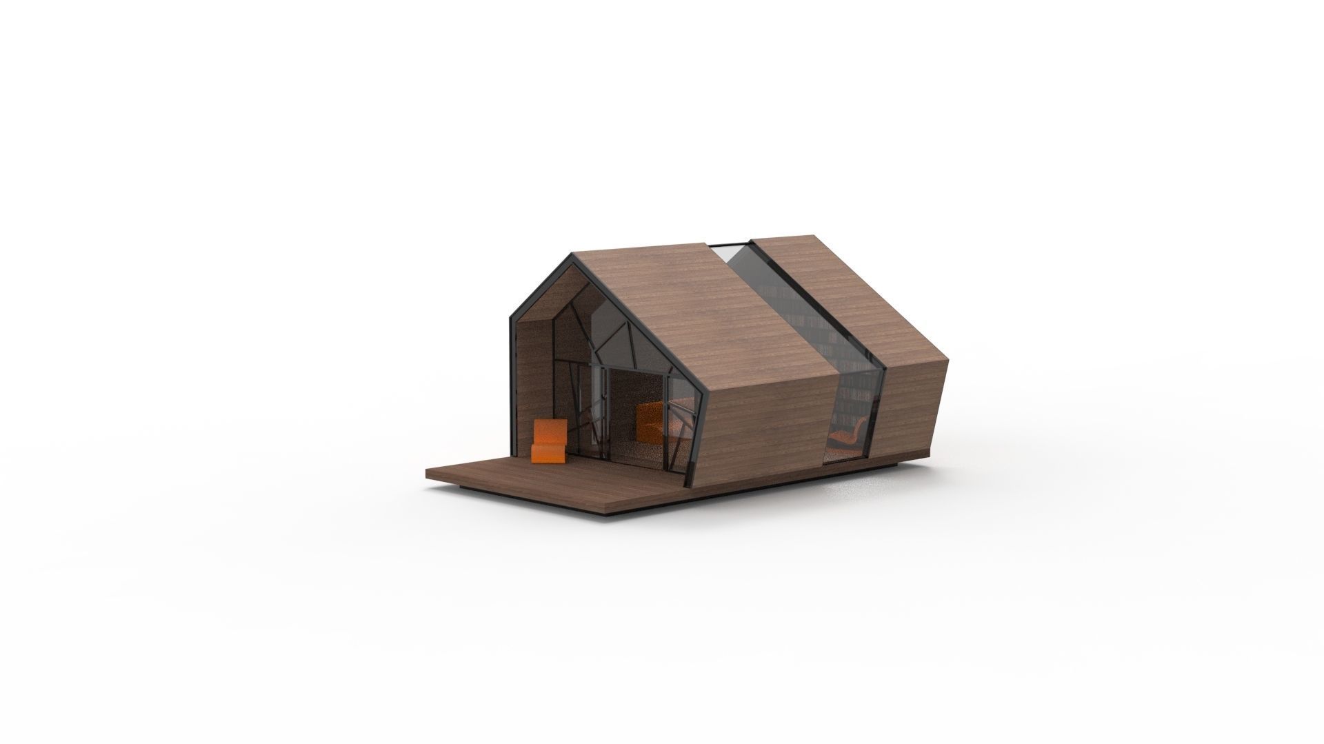 3D model READING HOUSE VR / AR / low-poly | CGTrader