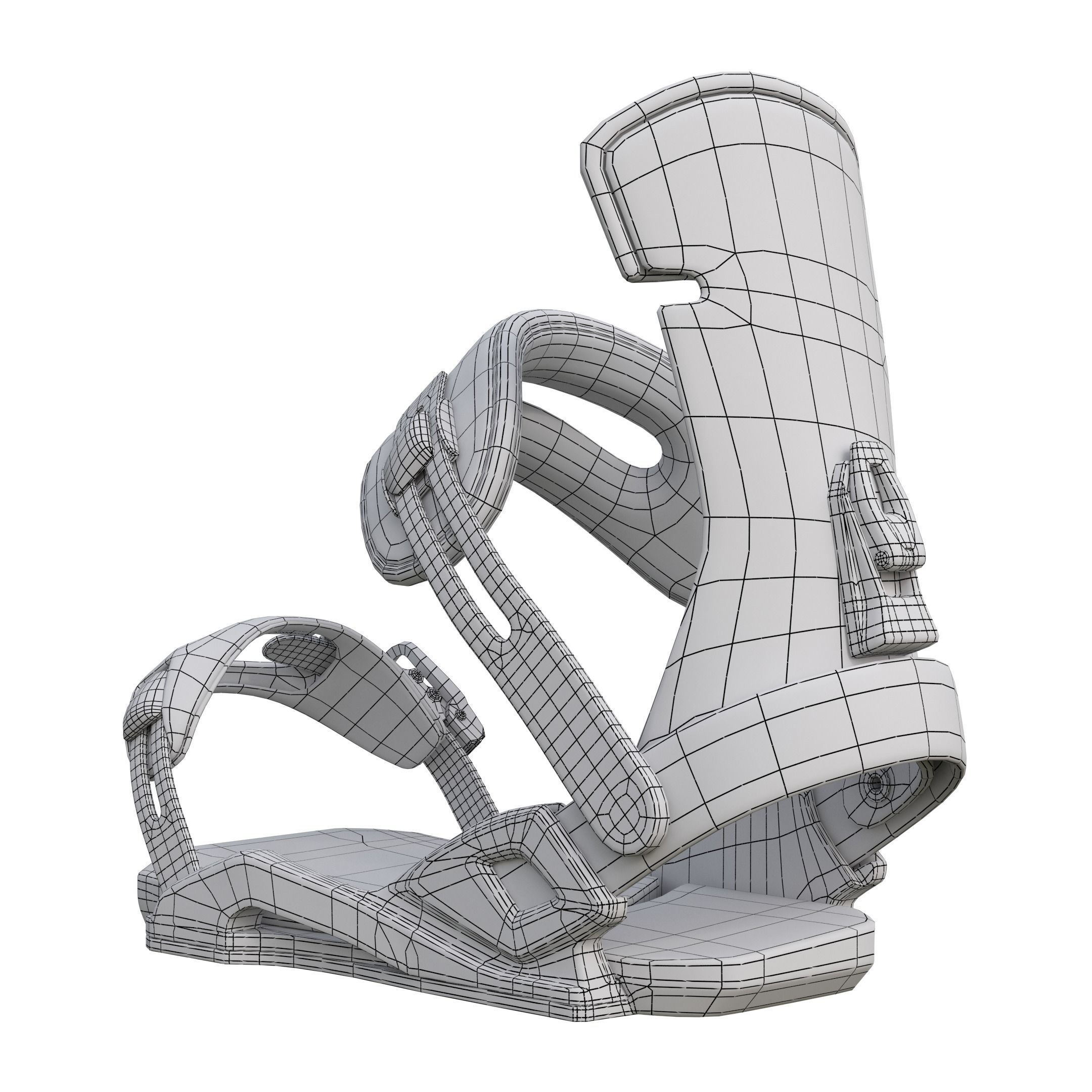 Snowboard mounts 3D model | CGTrader