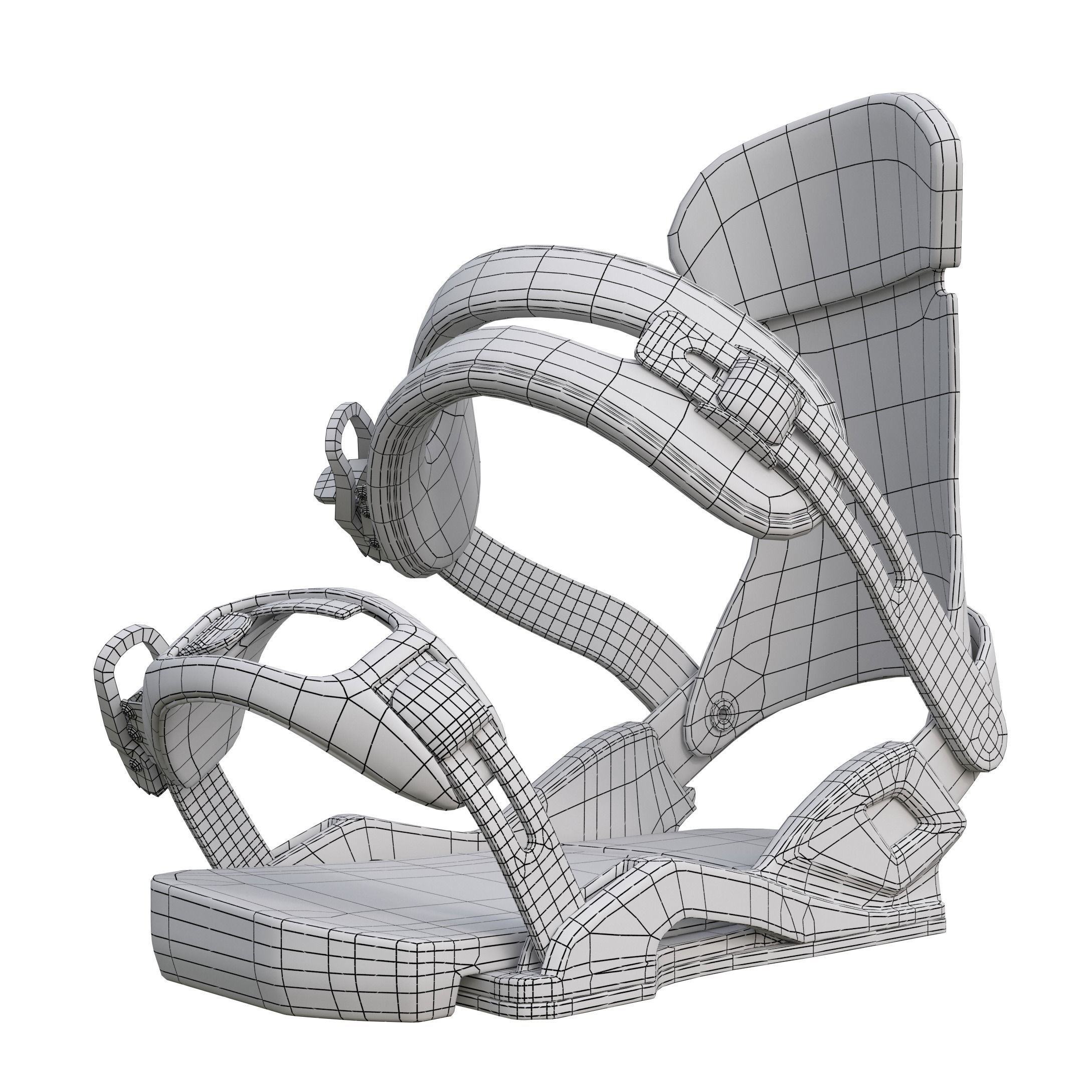 Snowboard mounts 3D model | CGTrader