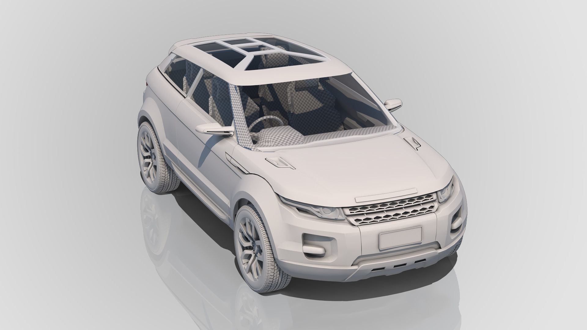 3D model Land rover concept car VR / AR / low-poly | CGTrader