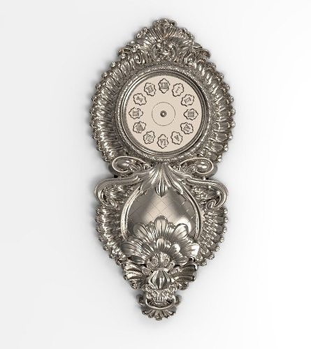 wall clock 3D print model 3D model 3D printable | CGTrader