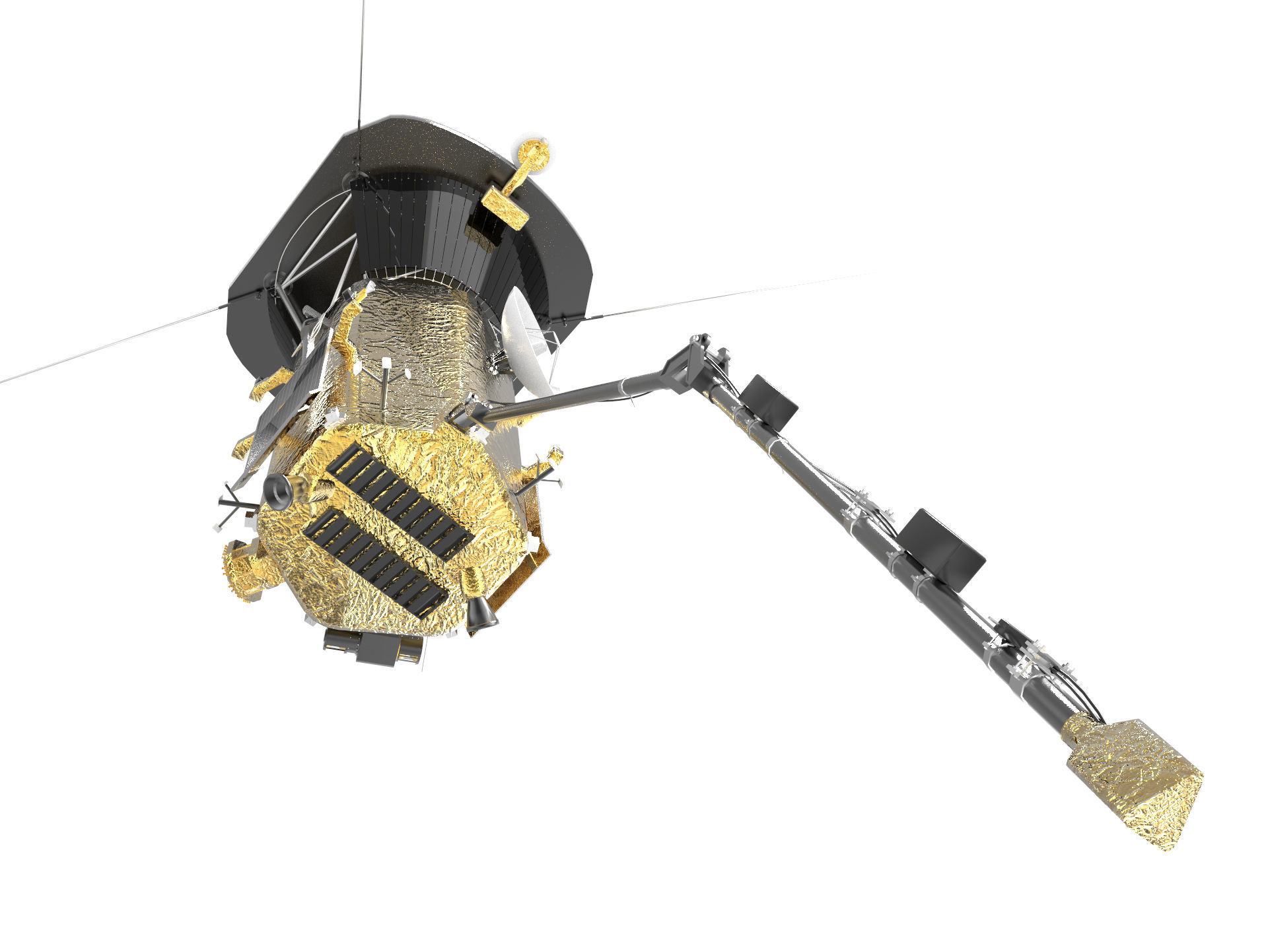 Space Probe Parker 3D model | CGTrader
