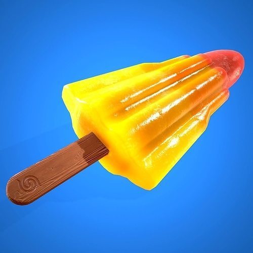 3D model Rocket Ice Lolly VR / AR / low-poly | CGTrader