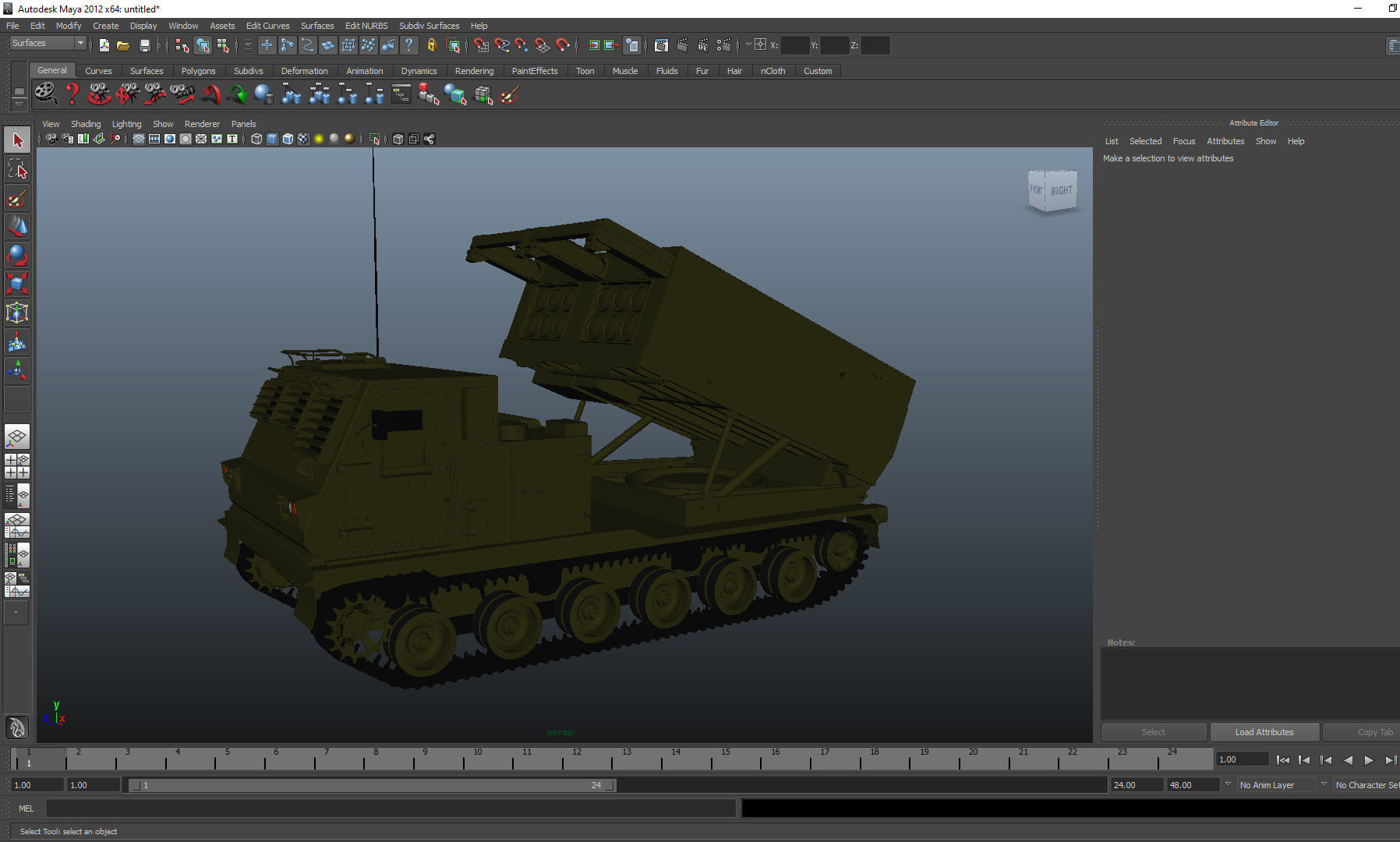 M270 Multiple Launch Rocket System 3D model | CGTrader