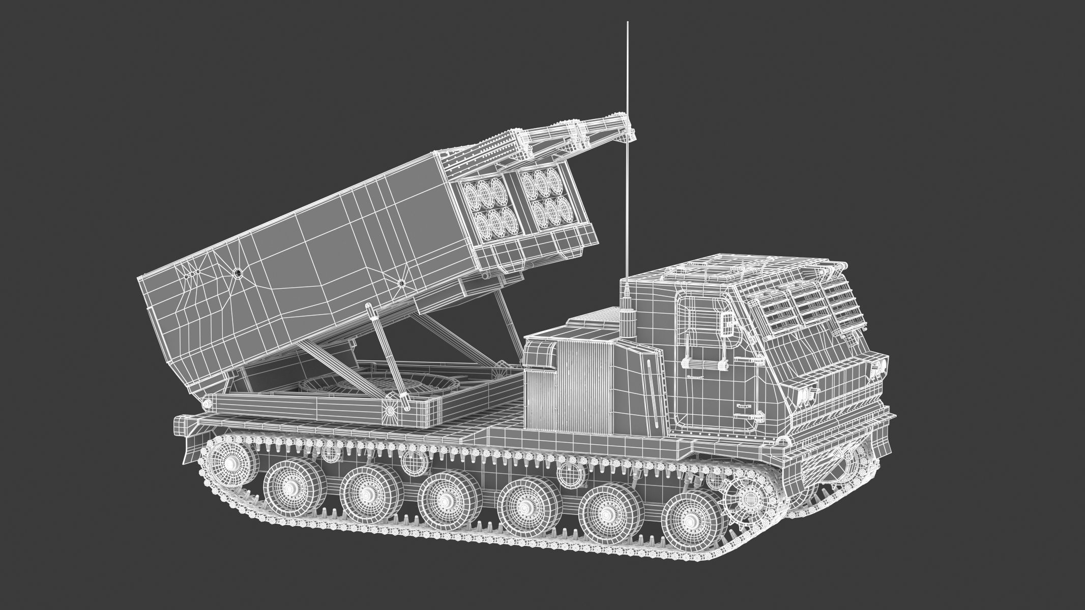 M270 Multiple Launch Rocket System 3D model | CGTrader