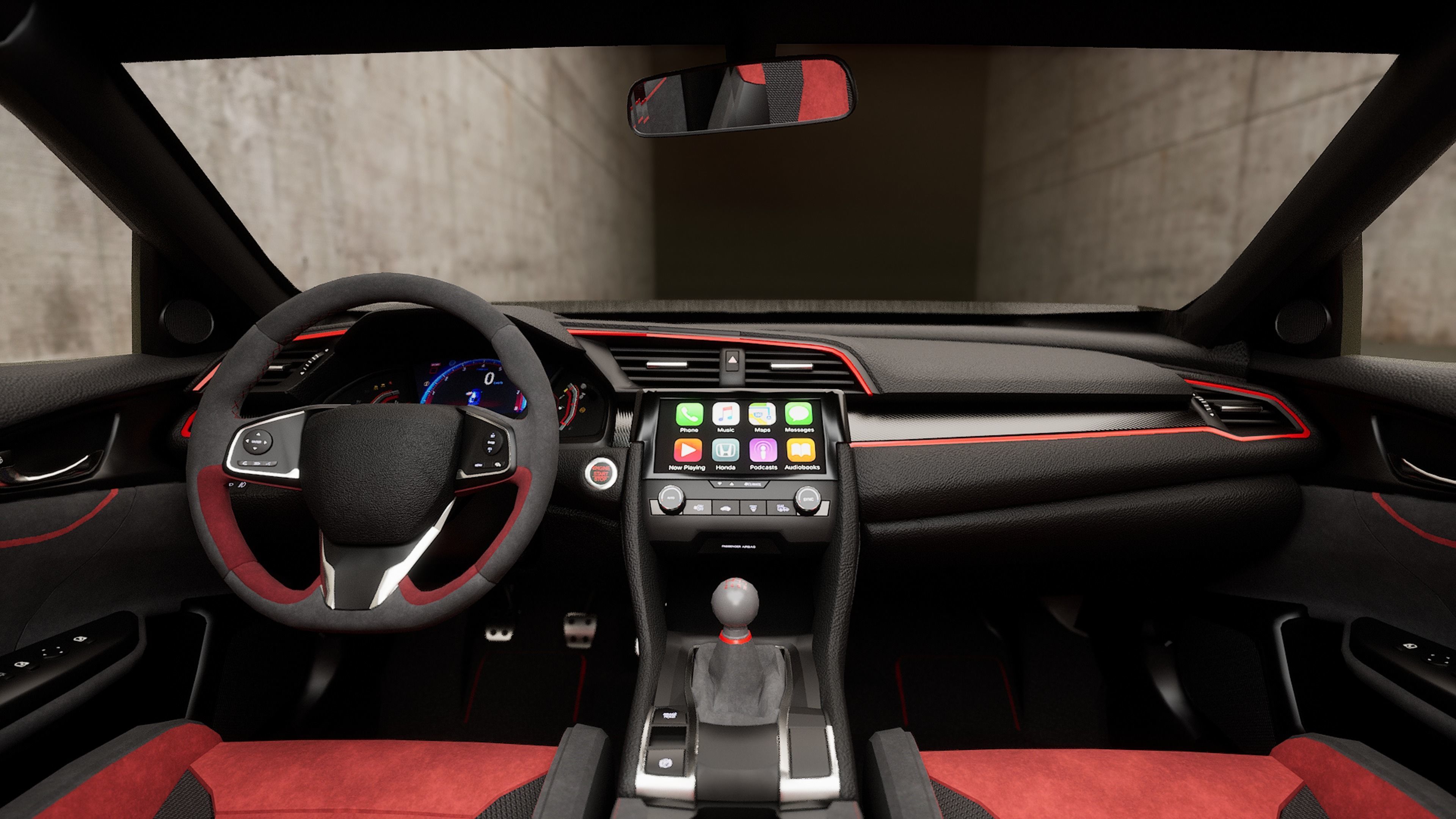 3D model Low poly Honda Civic Type R Varis 2017 without logo VR / AR ...