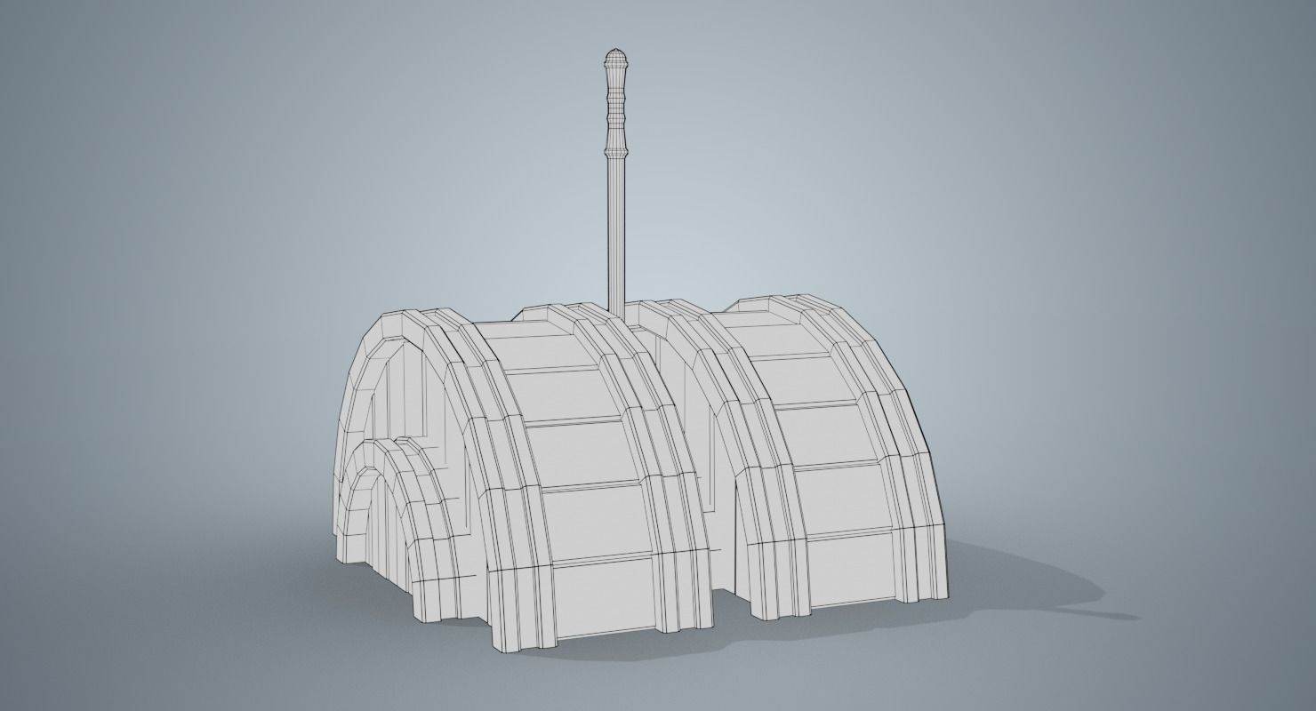 3D model Dungeon Lever VR / AR / low-poly | CGTrader