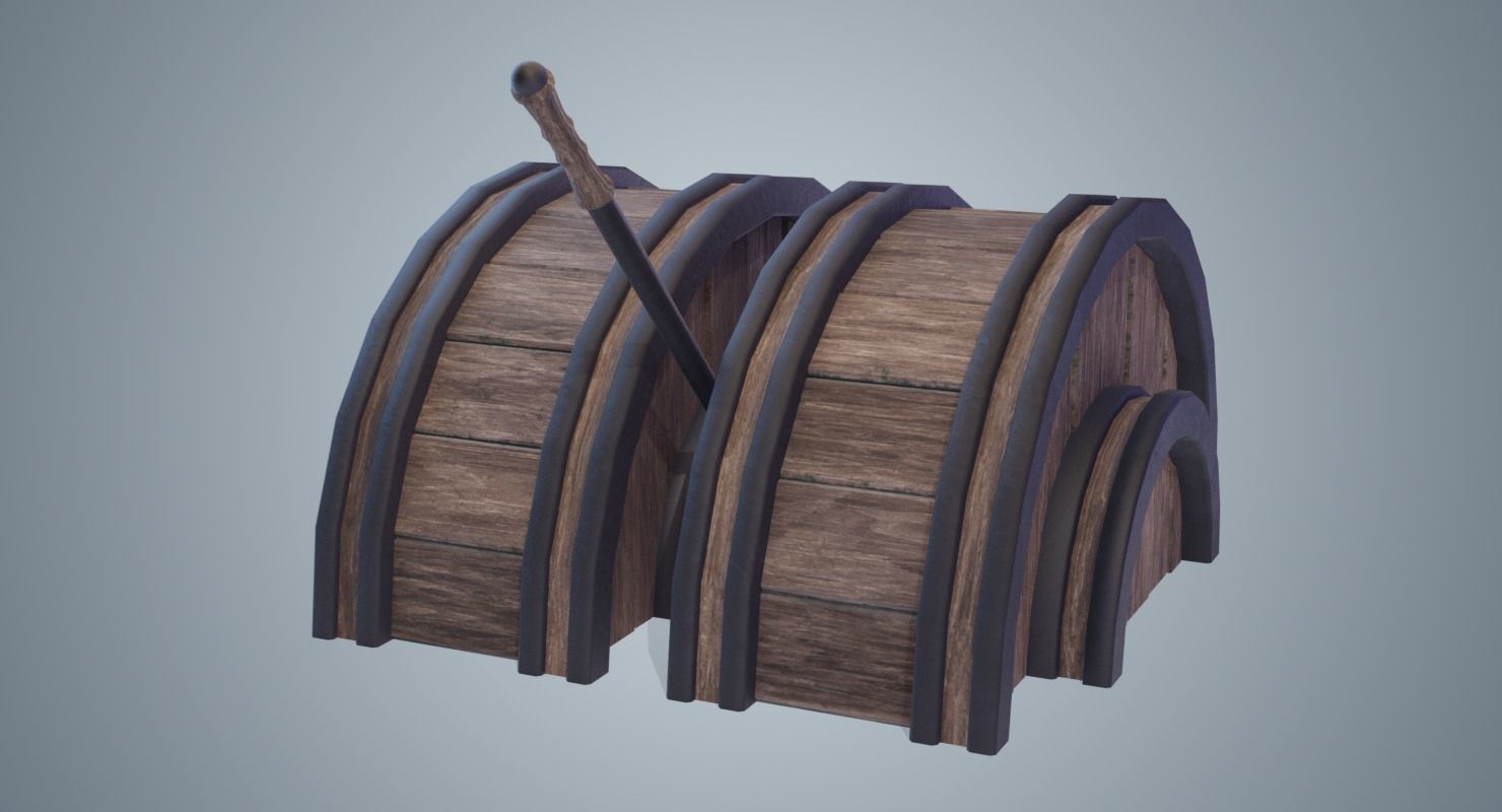 3D model Dungeon Lever VR / AR / low-poly | CGTrader