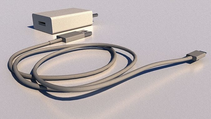 mobile charger 3D model | CGTrader