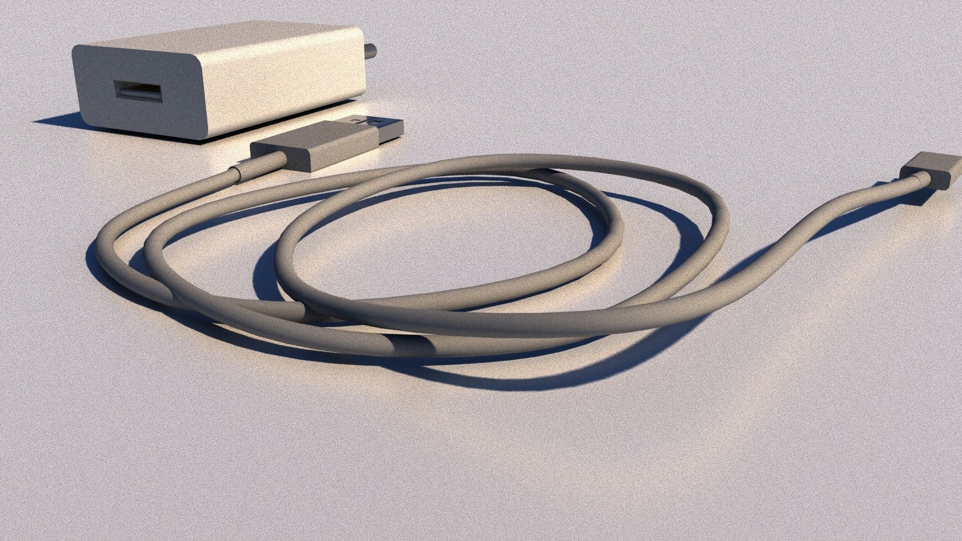 mobile charger 3D model | CGTrader