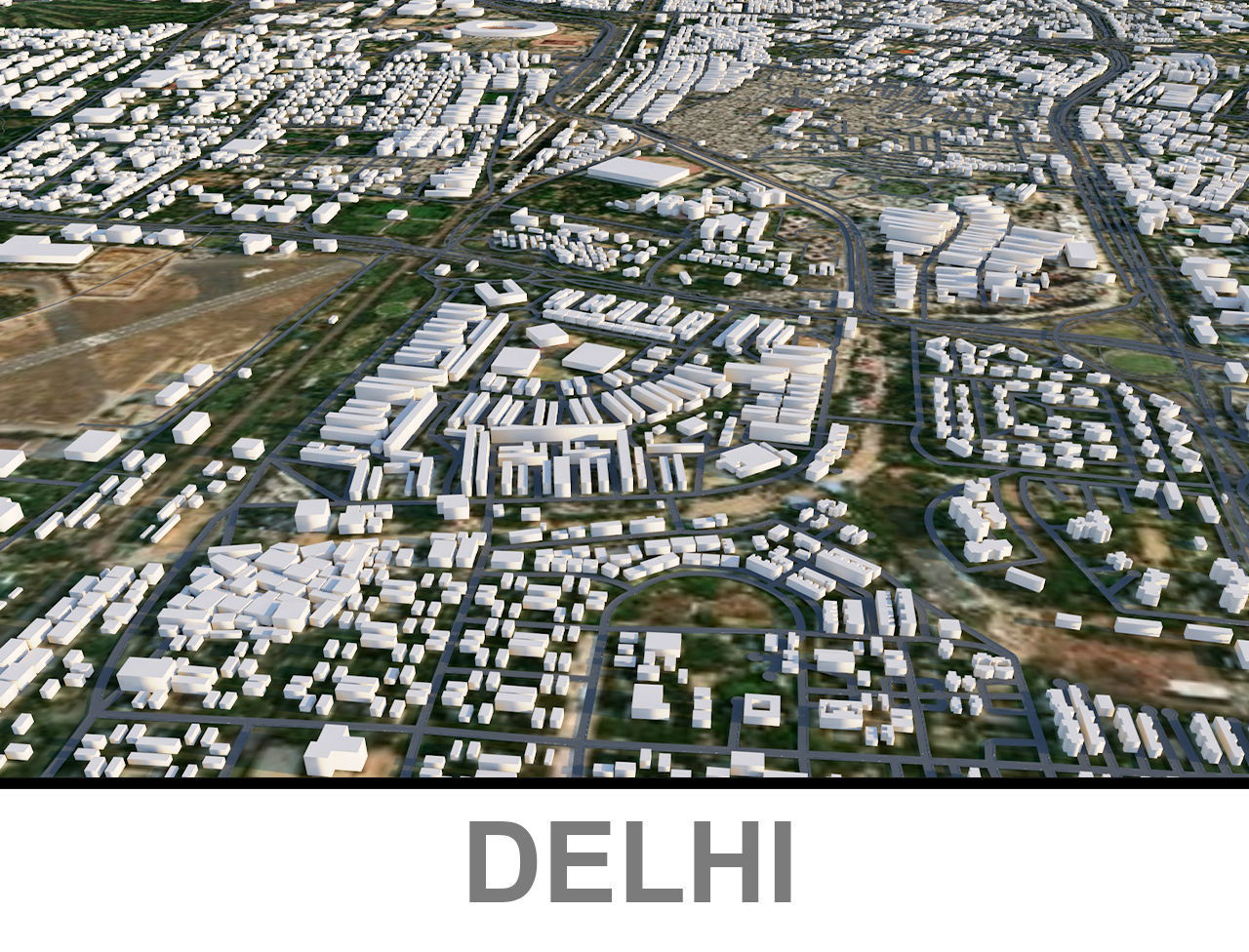 3D asset realtime Delhi State of India | CGTrader