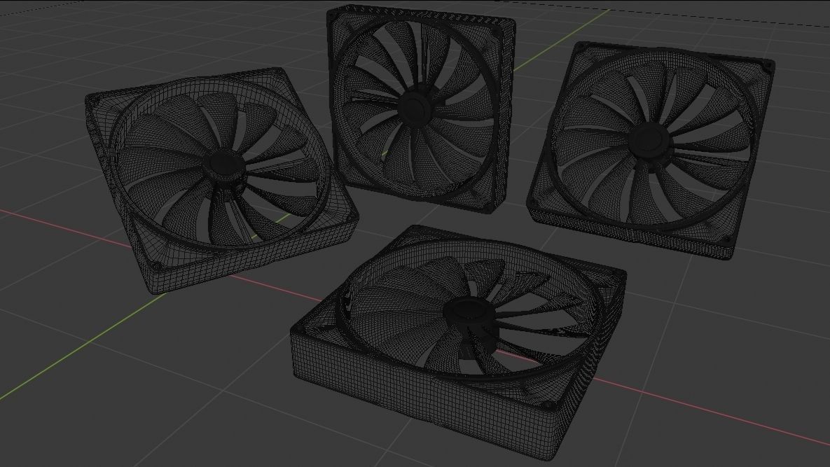 PC Fan 3D model | CGTrader