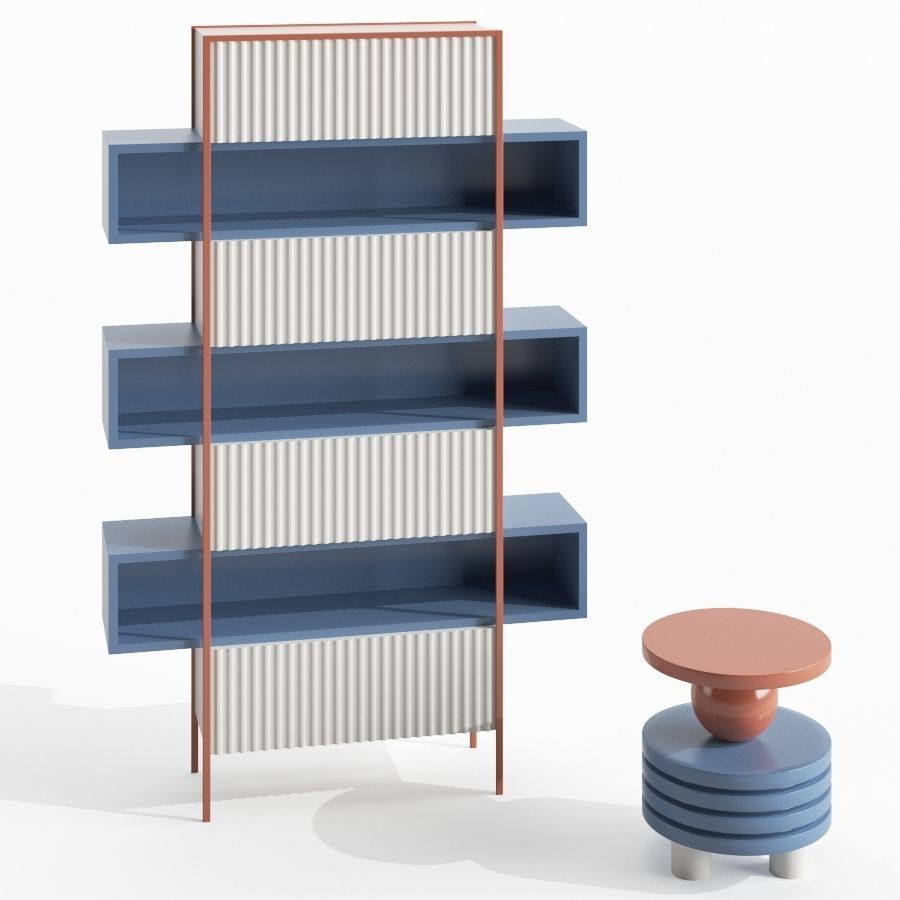 10 MODELS MEMPHIS STYLE FURNITURE 3D model | CGTrader