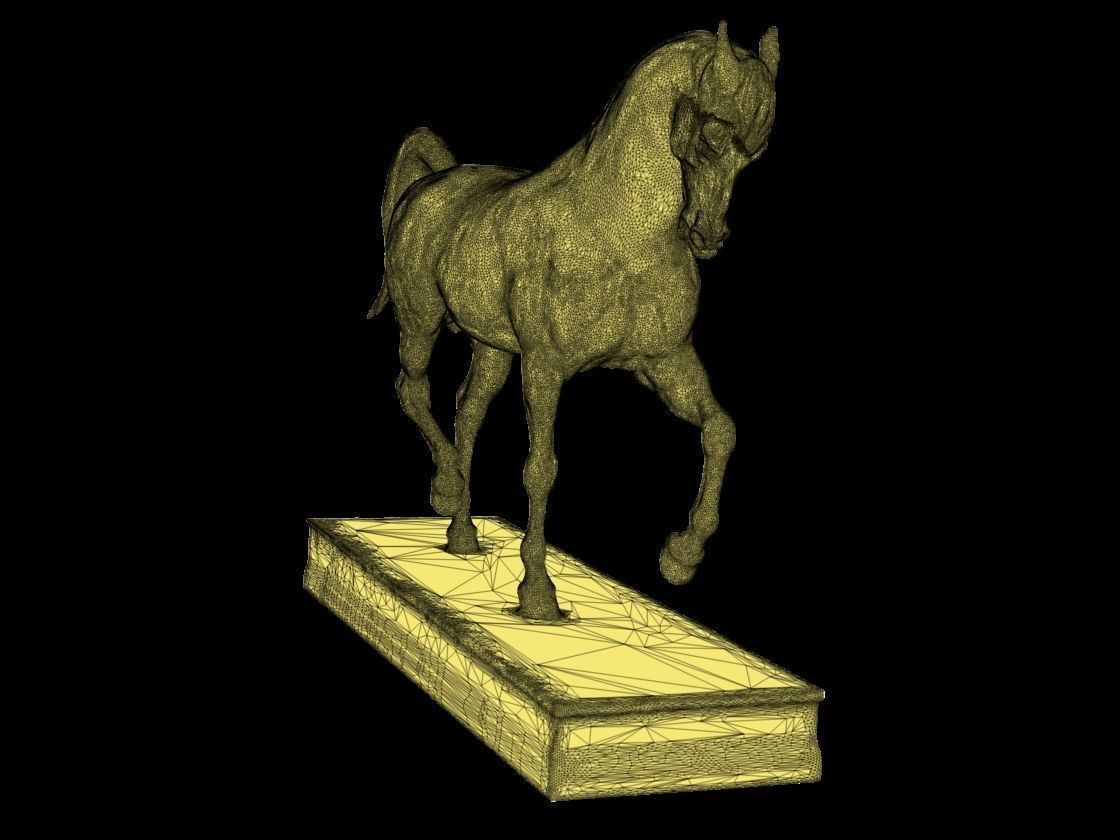 horse statue 3d 3D model 3D printable | CGTrader