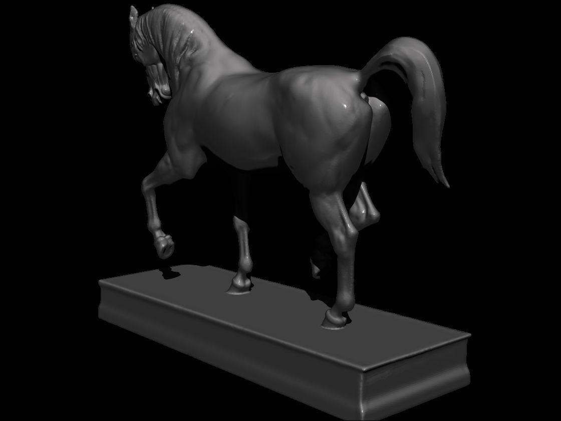 horse statue 3d 3D model 3D printable | CGTrader
