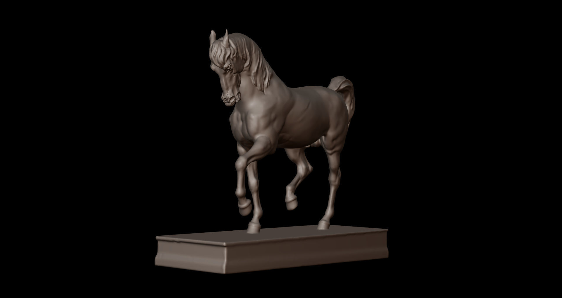 horse statue 3d 3D model 3D printable | CGTrader