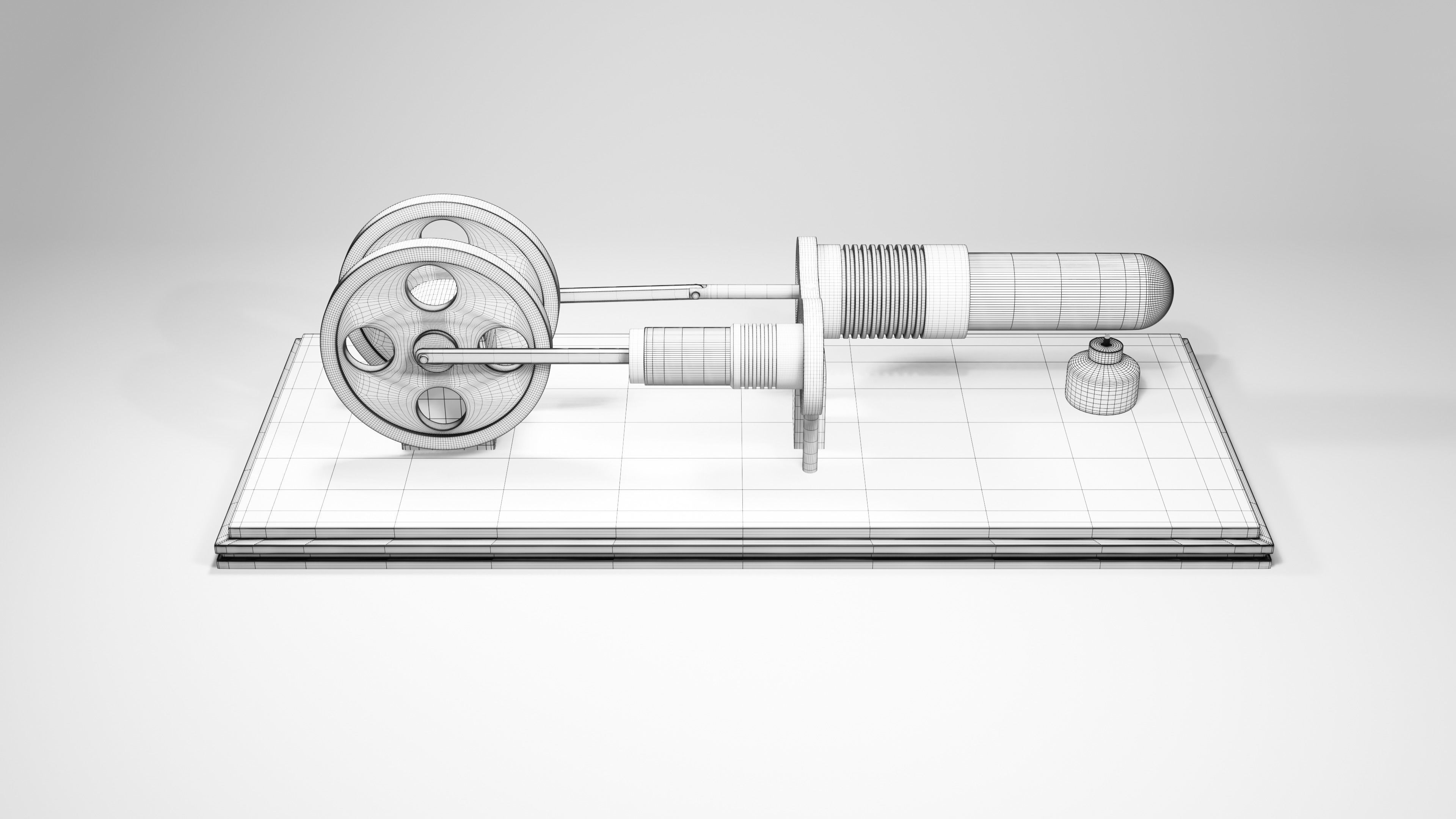 stirling engine 3D model | CGTrader