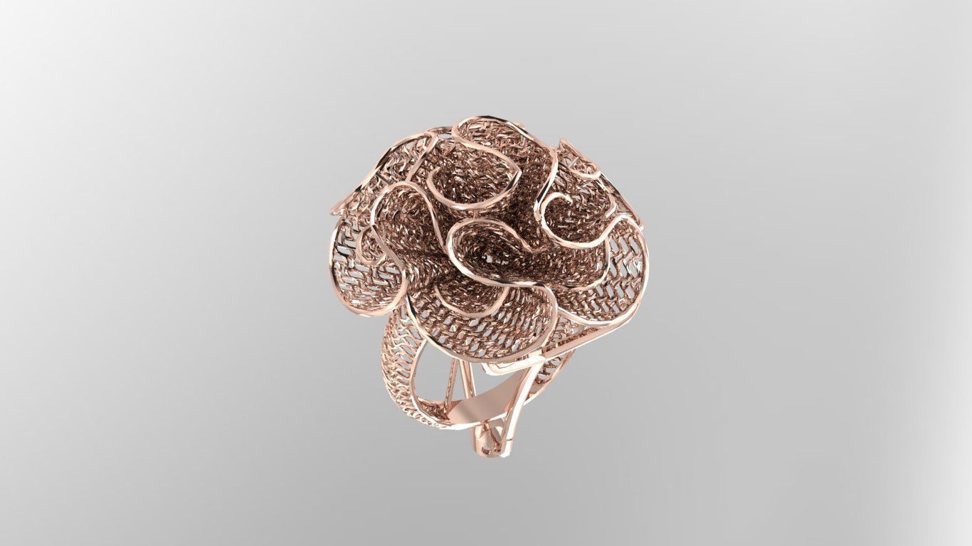 filigree ring 3D model | CGTrader