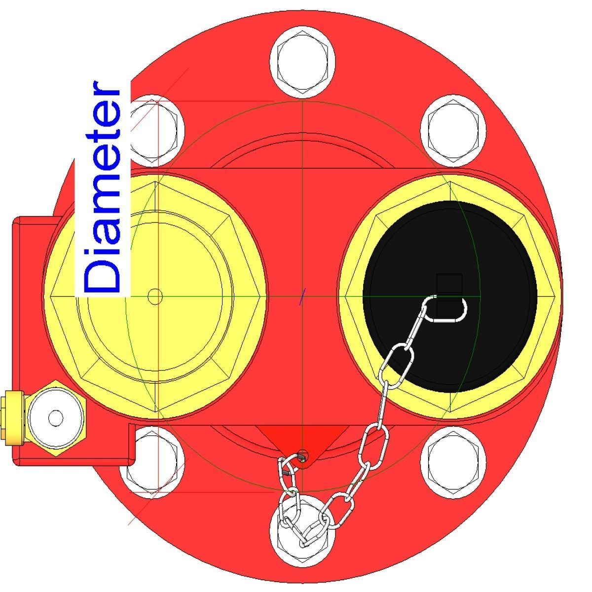 Fire Fighting 2Way -4Way Breeching Inlet 3D model 3D printable | CGTrader