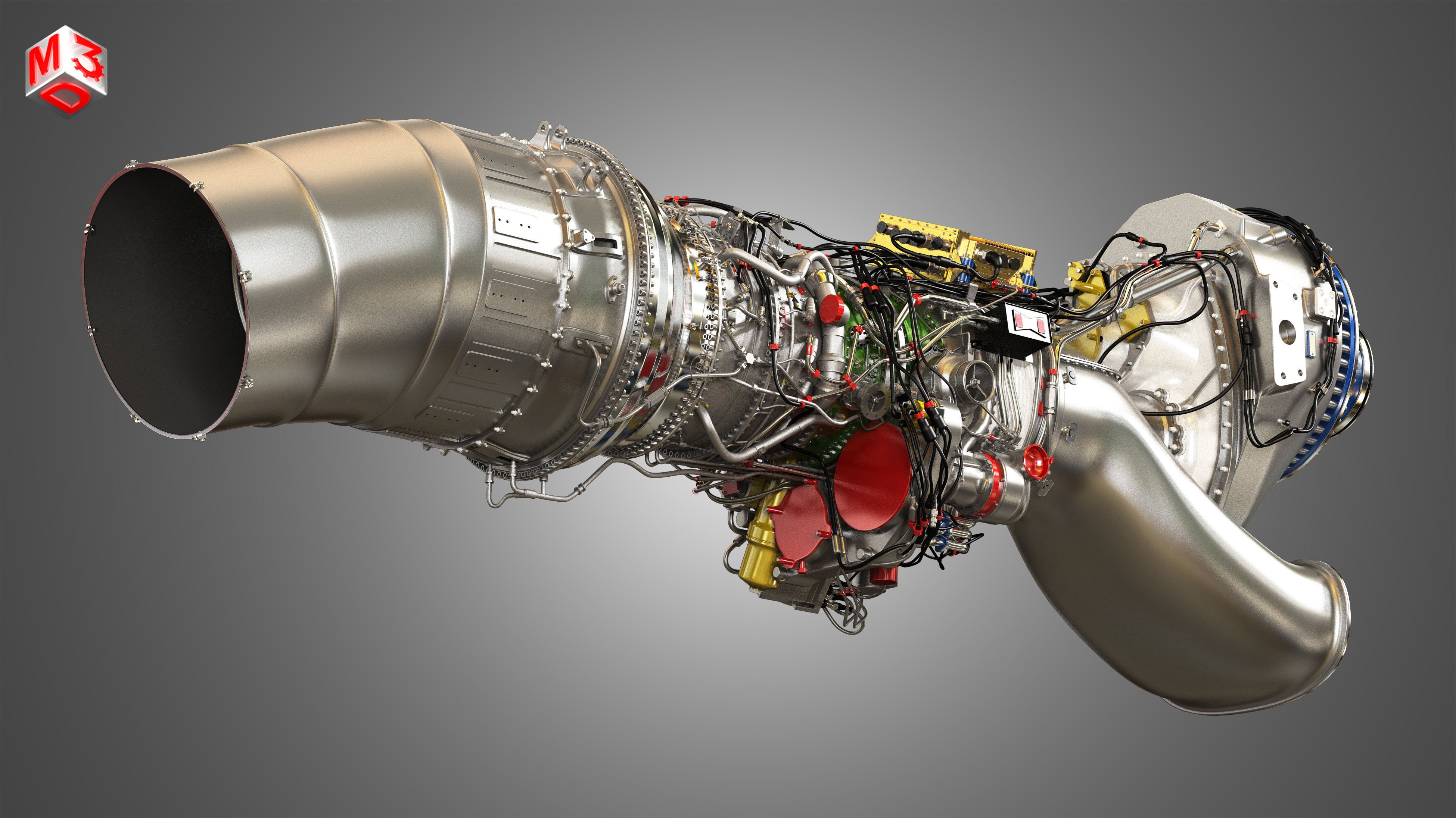 Europrop International - TP400-D6 Turboprop Engine 3D model | CGTrader