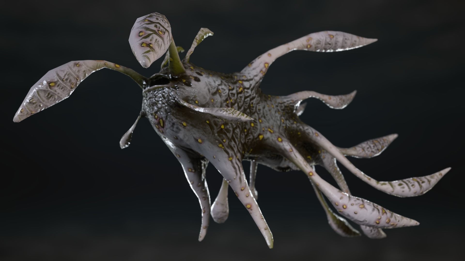 3D model Luminous Monster VR / AR / low-poly rigged animated | CGTrader