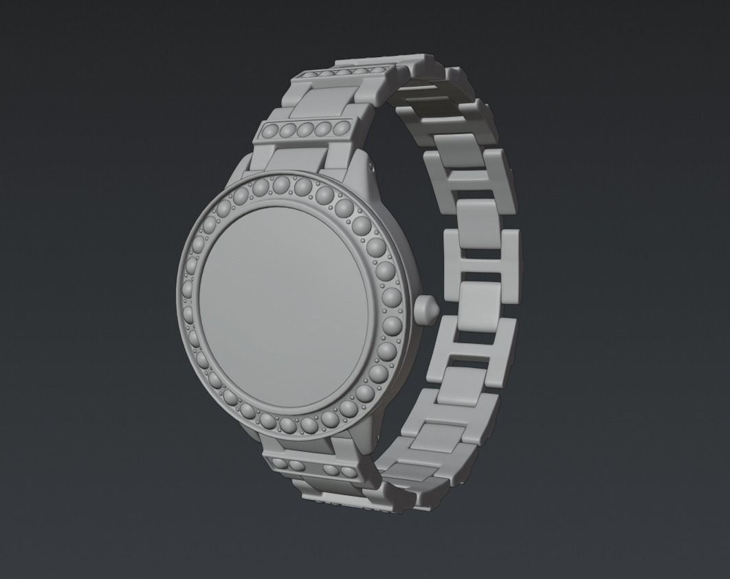 Fossil Watch 3D model | CGTrader