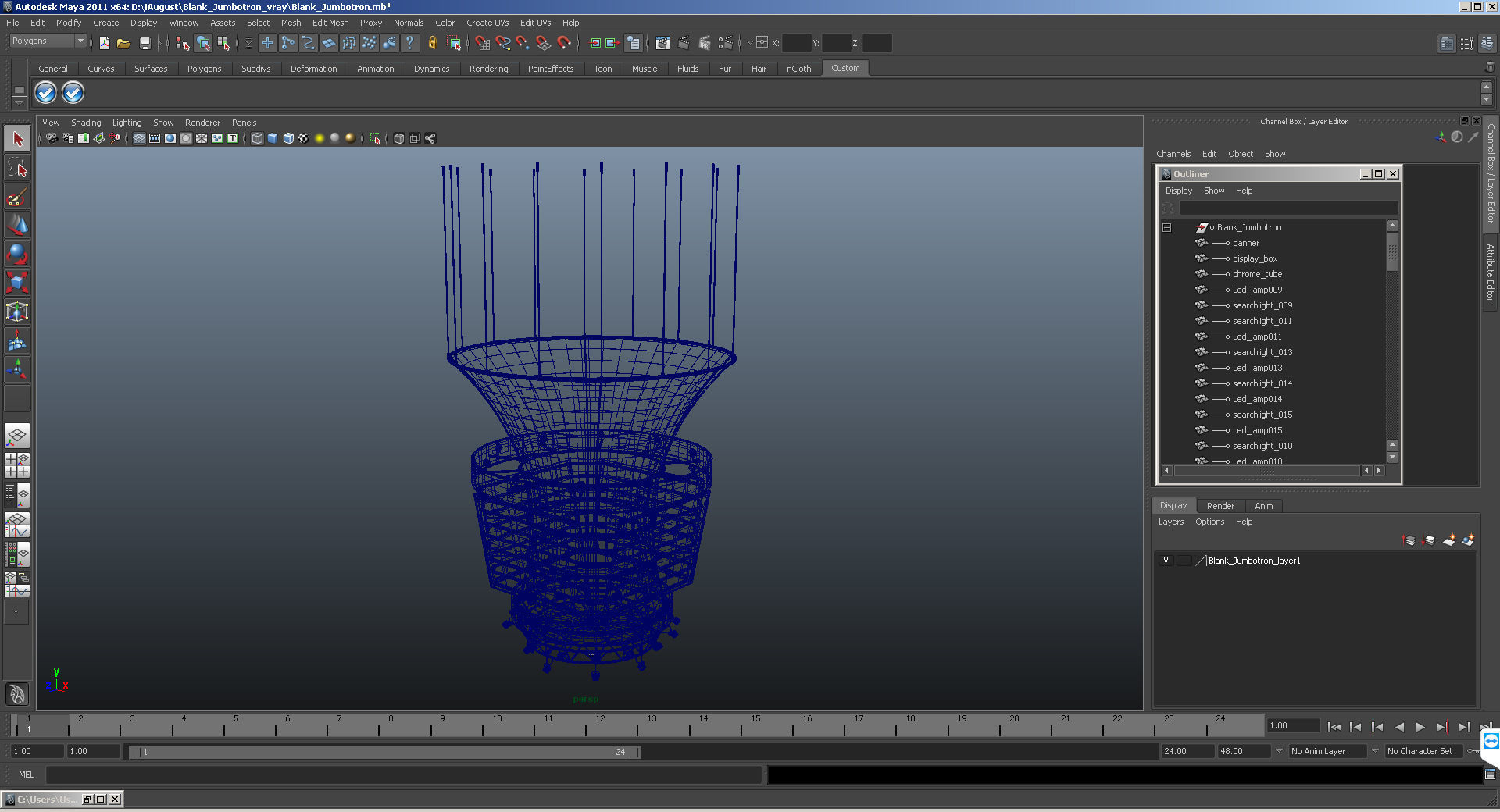 Nhl Jumbotron 3d Model Cgtrader