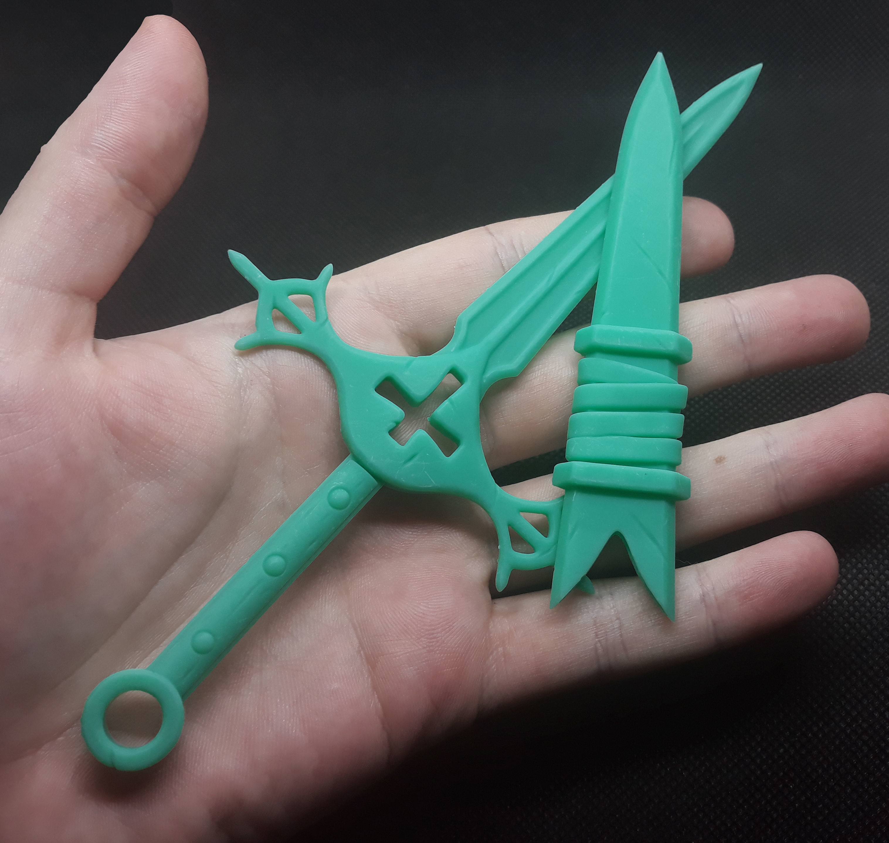 dagger with sheath 3d print 3D model 3D printable | CGTrader
