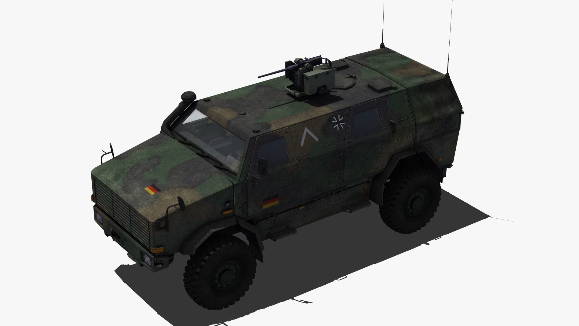 Dingo 2A2 APC 3D model | CGTrader