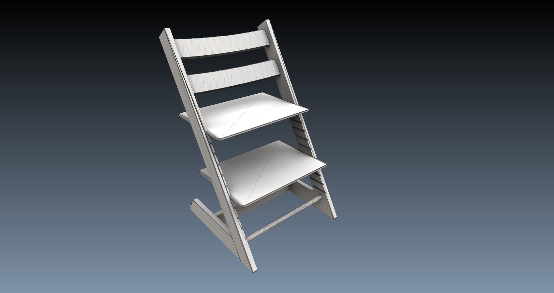 Low-Poly Chairs Pack free VR / AR / low-poly 3D model | CGTrader