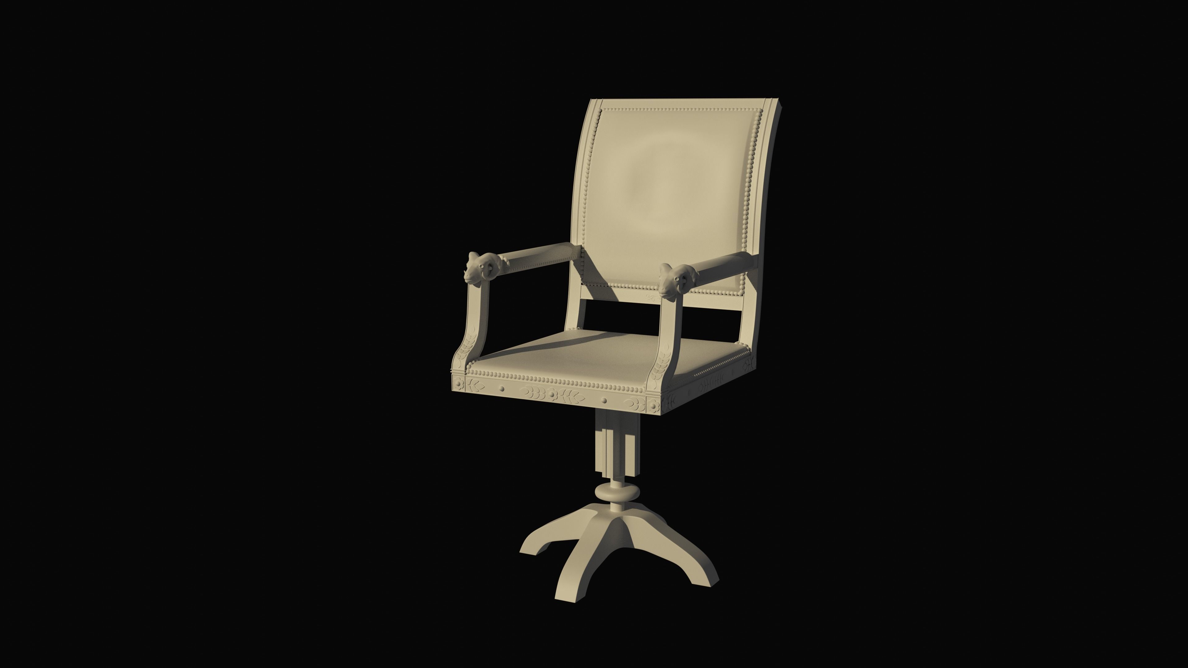 3D model The Godfather Armchair VR / AR / low-poly | CGTrader