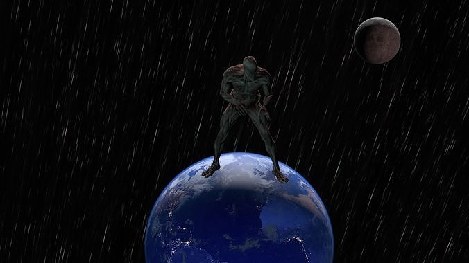 zombie stand up free 3D model animated | CGTrader