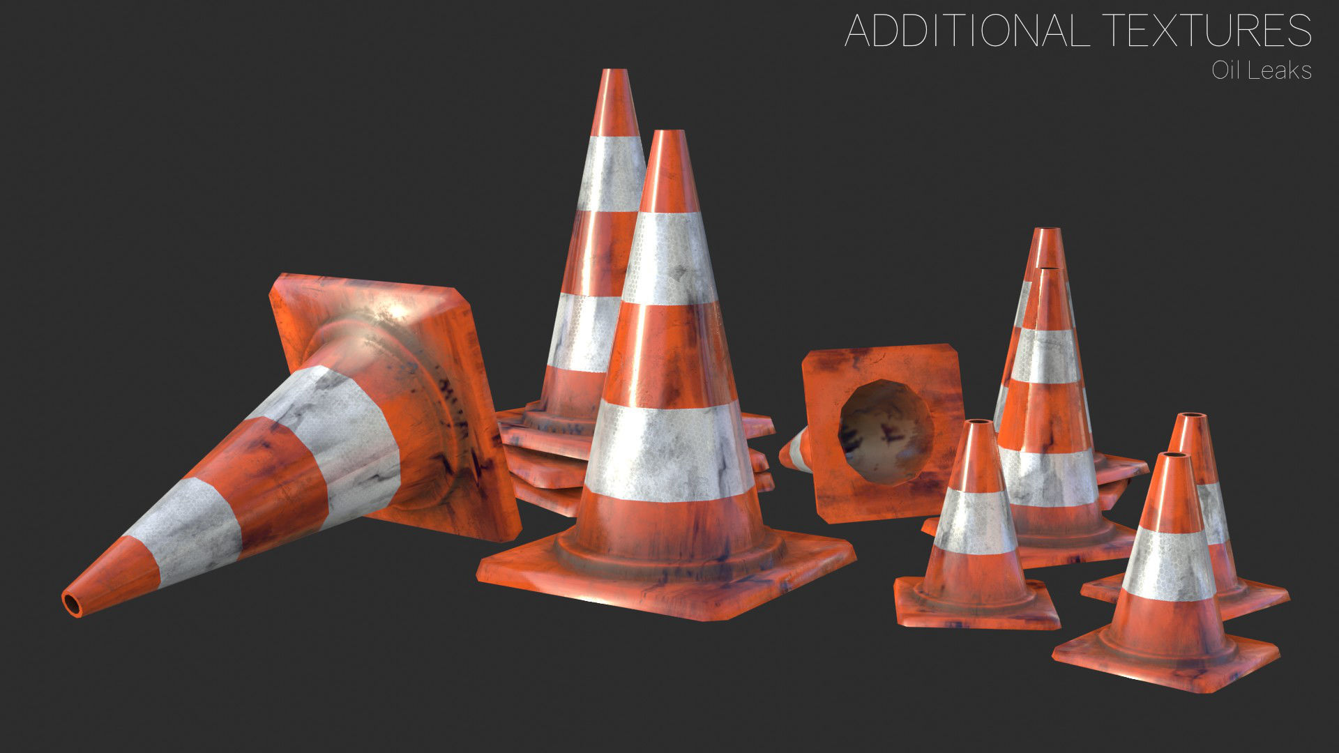 3D model Traffic Cone Assets 01 VR / AR / low-poly | CGTrader