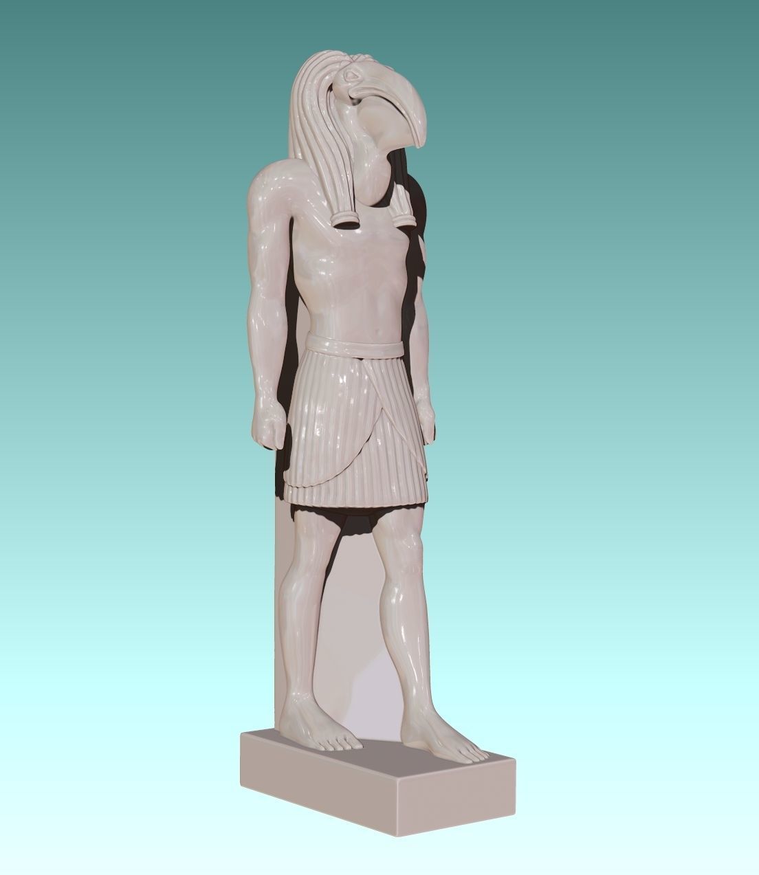 God Toth Figurine - Ancient Egipt - 5000bc 3D model 3D printable | CGTrader