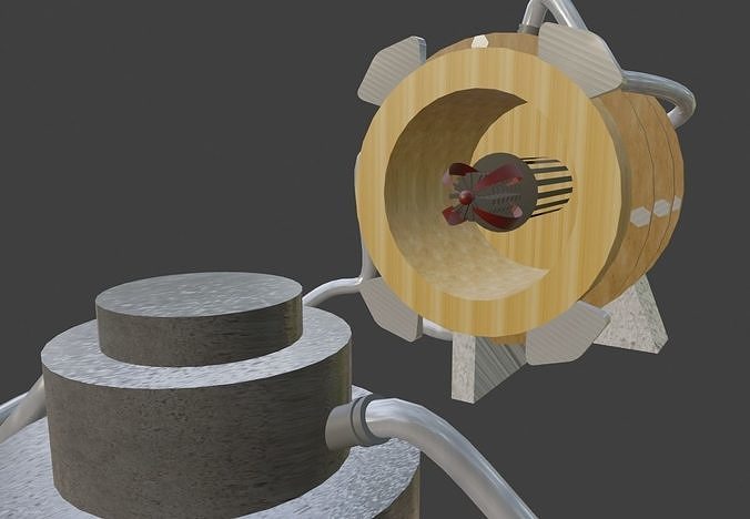 Laboratory Machine D - Superconductor free 3D model | CGTrader