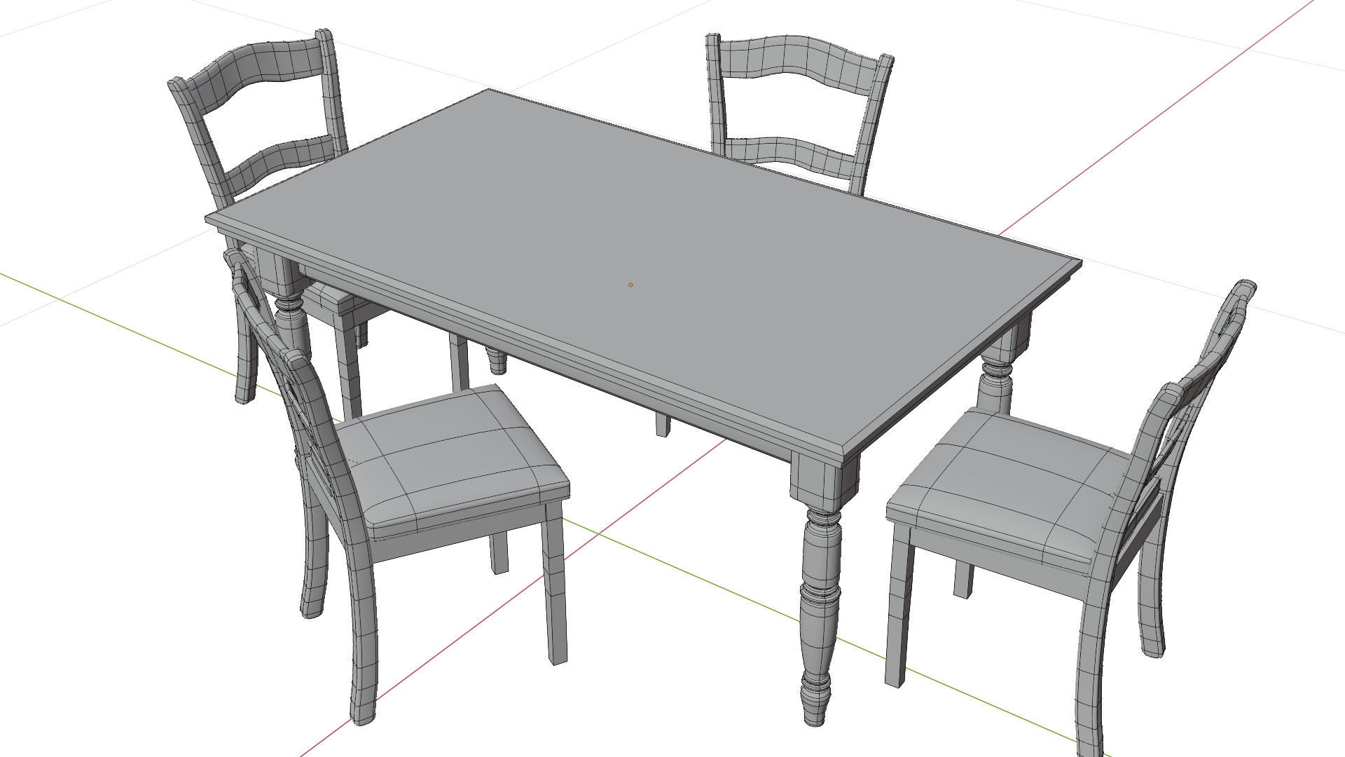 3D model Cartoon Dining table VR / AR / low-poly | CGTrader