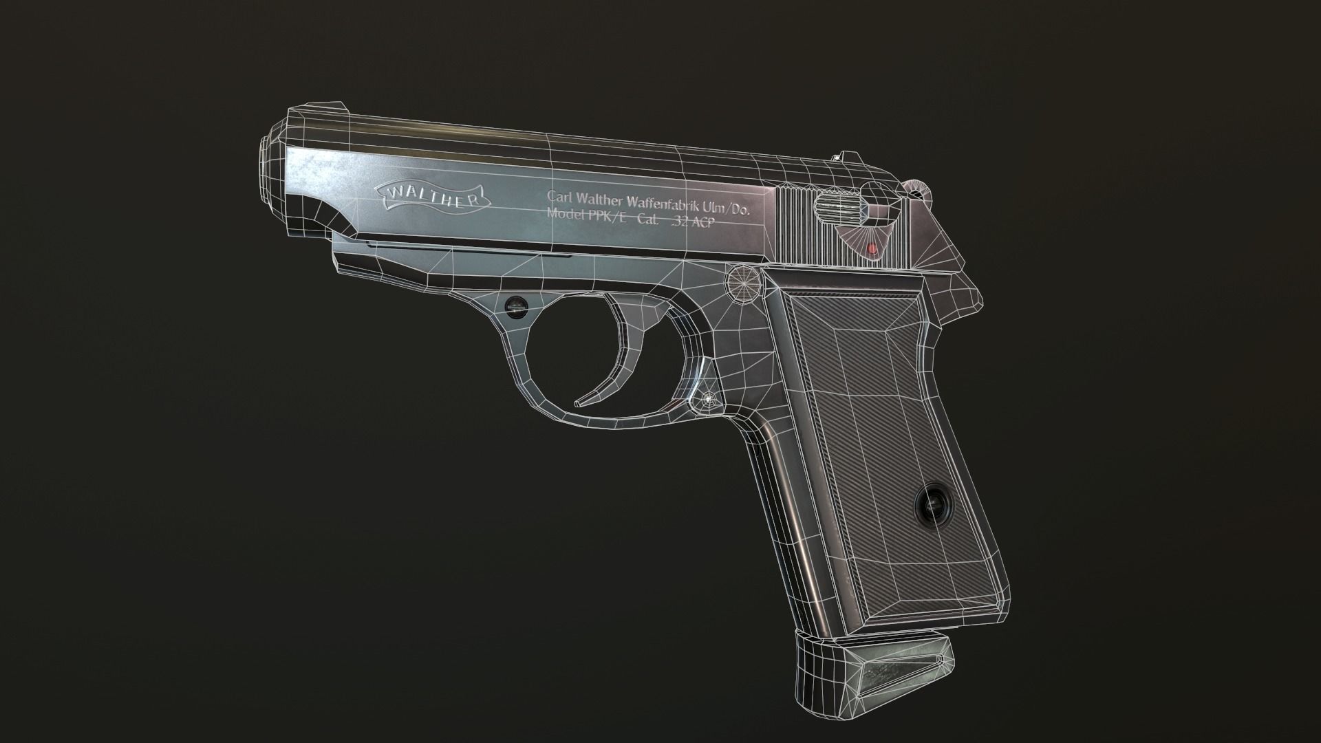 3D model Walther PPK VR / AR / low-poly | CGTrader