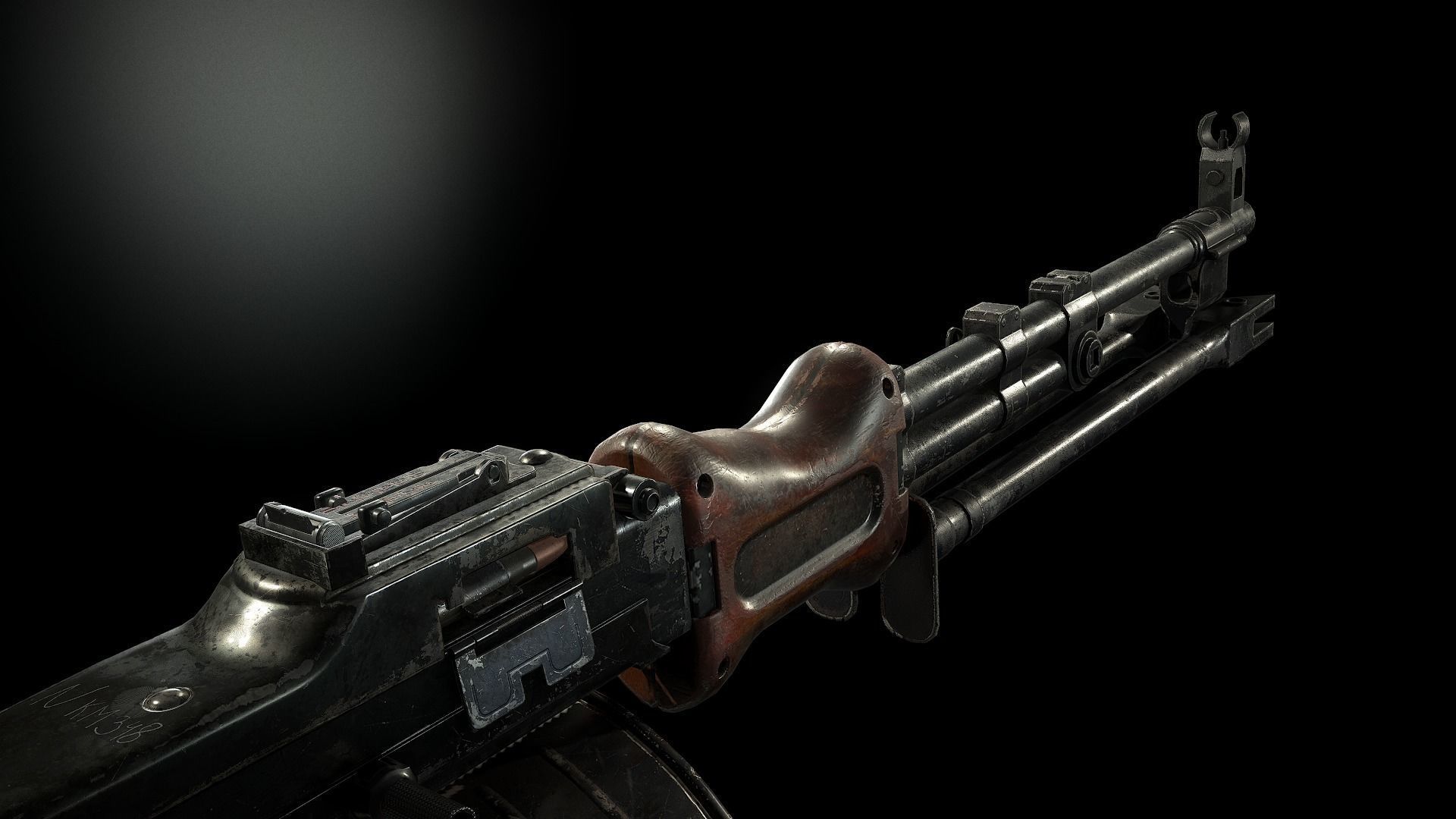 3D model RPD machinegun VR / AR / low-poly | CGTrader