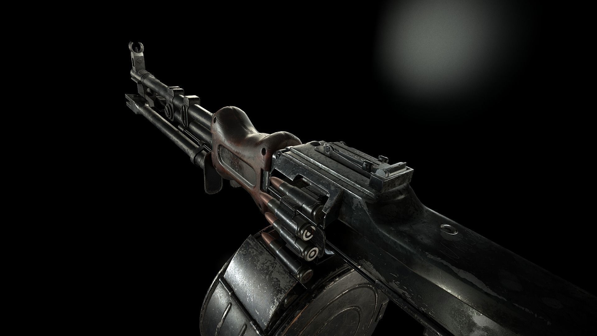 3D model RPD machinegun VR / AR / low-poly | CGTrader