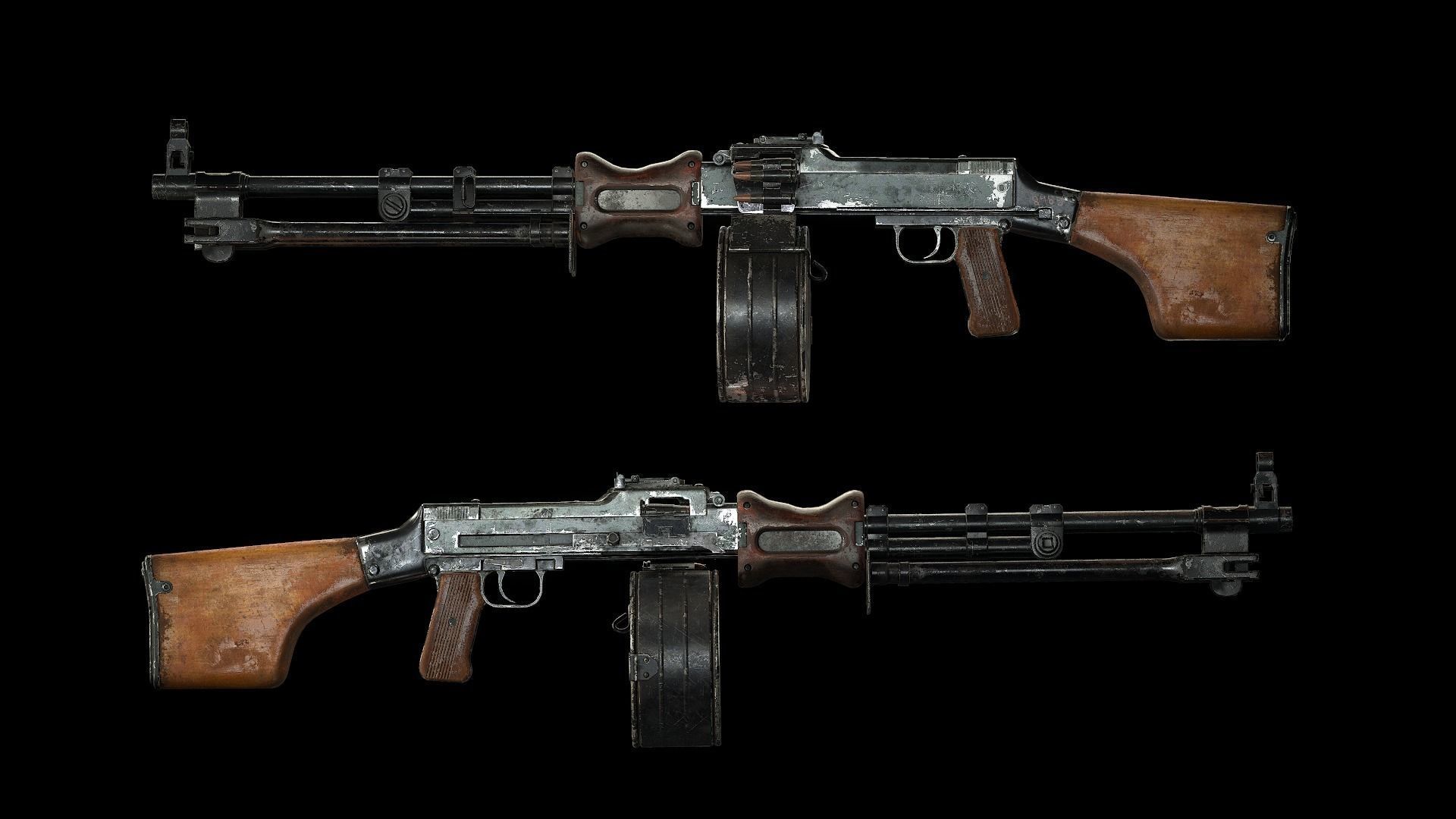 3D model RPD machinegun VR / AR / low-poly | CGTrader