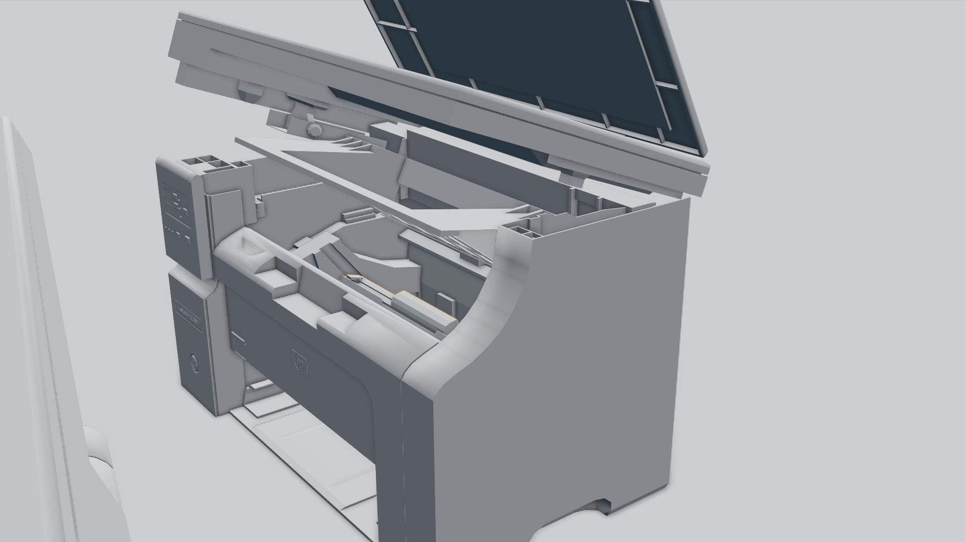 HP LaserJet Pro M1132 MFP free 3D model | CGTrader