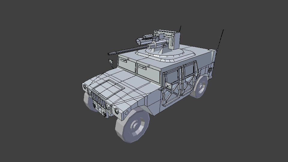 HUMVEE M242 Bushmaster free VR / AR / low-poly 3D model | CGTrader
