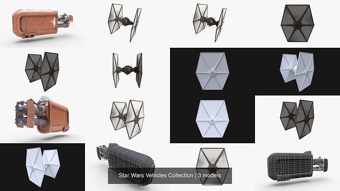 Star Wars Vehicles Collection VR / AR / low-poly | CGTrader