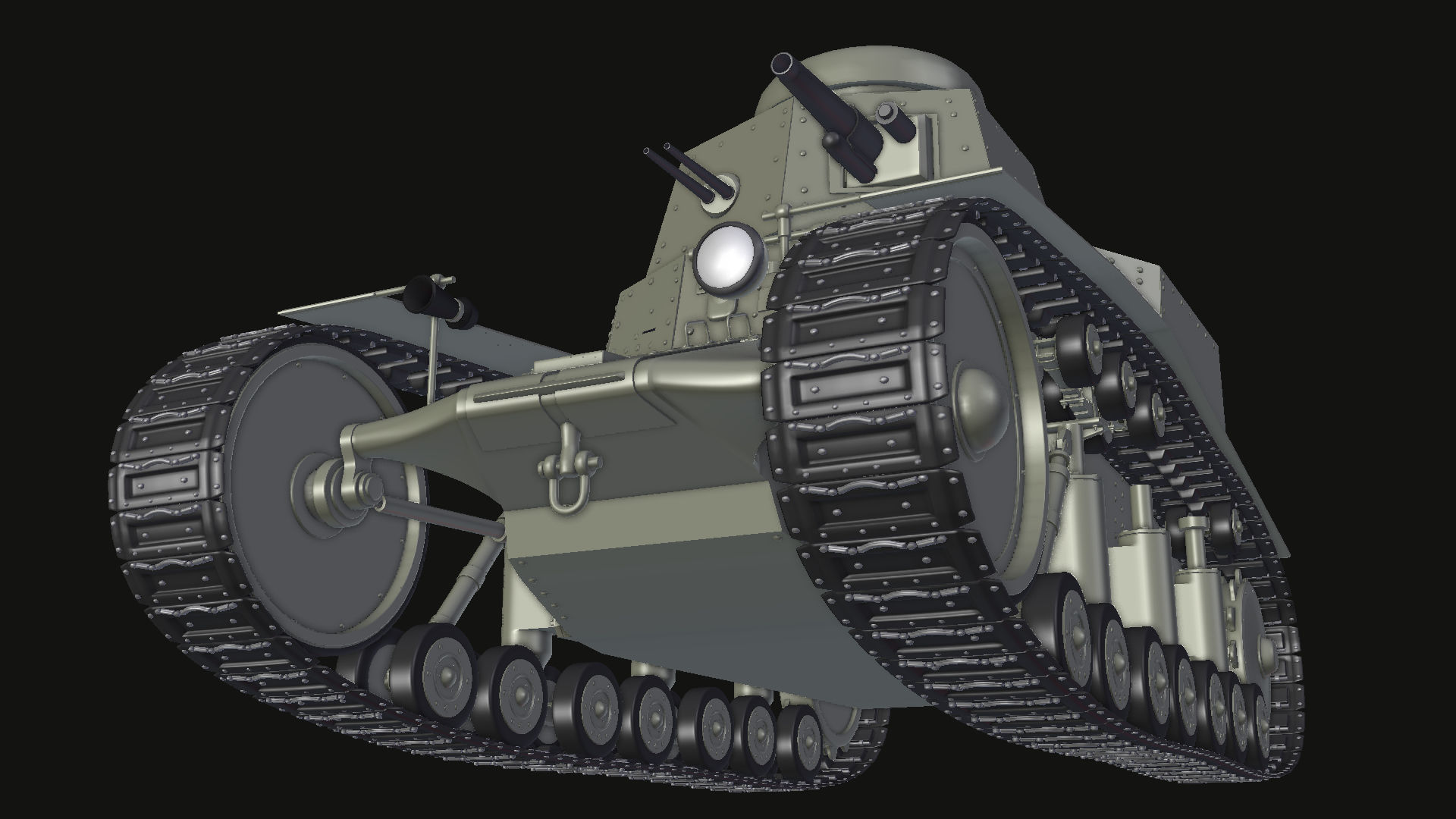 T-18 MS-1 Soviet Light Tank 3D model | CGTrader