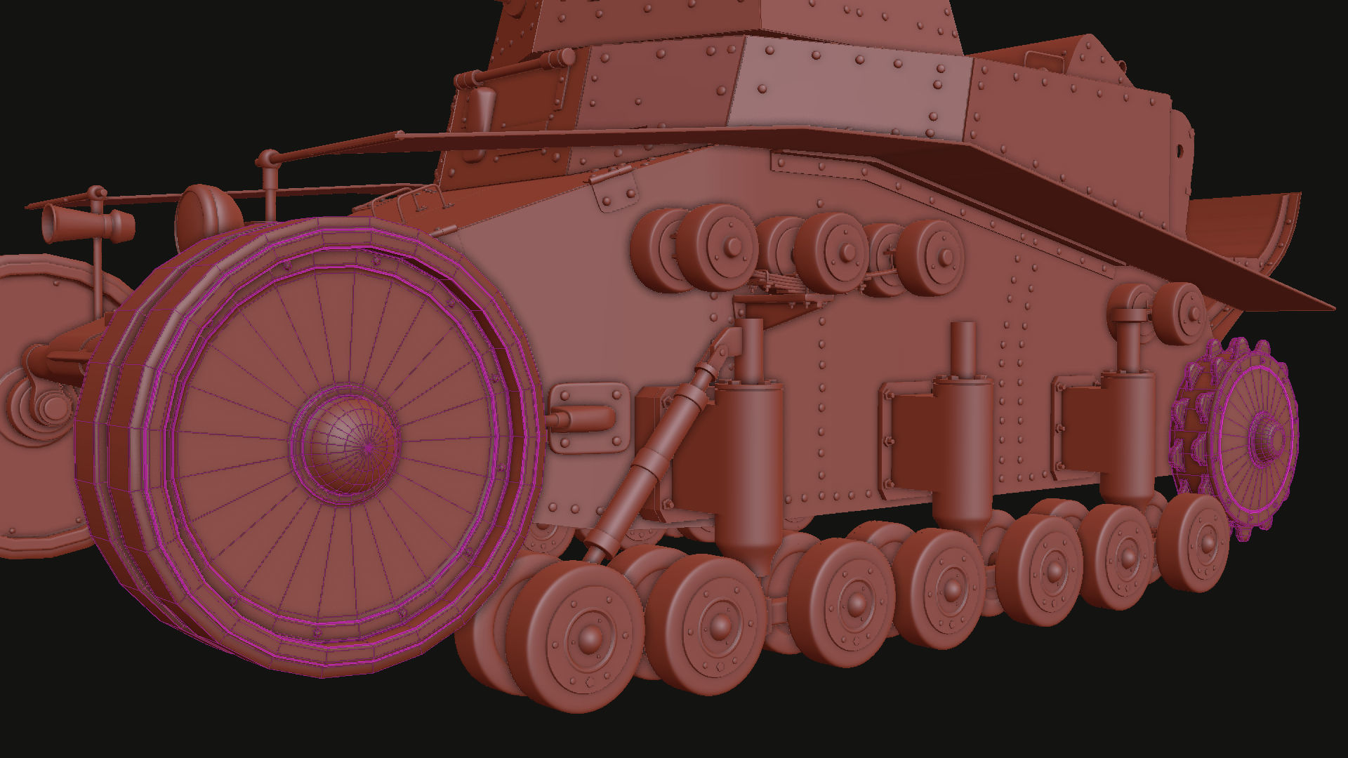 T-18 MS-1 Soviet Light Tank 3D model | CGTrader